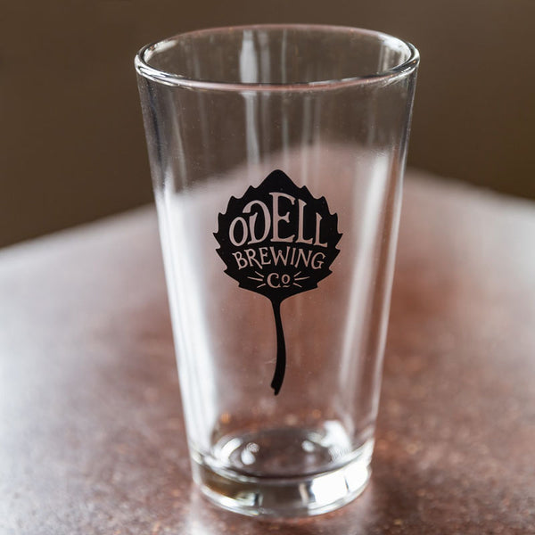 Odell Leaf Logo Pint Glass – Odell Brewing Merchandise Store